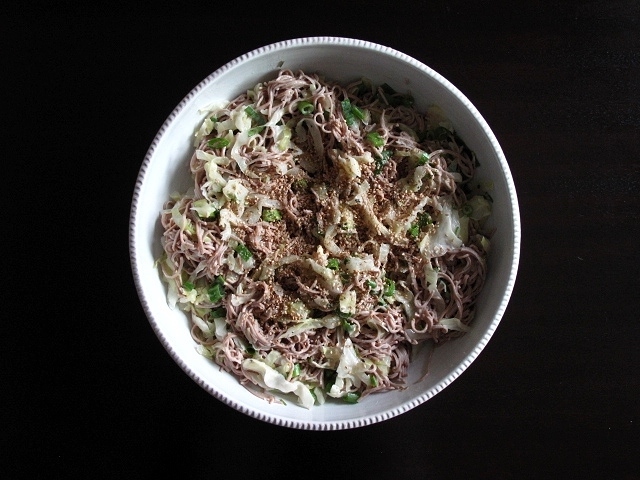 Soba Bowl with Braised Cabbage + Tahini Dressing from Eat This Poem ...